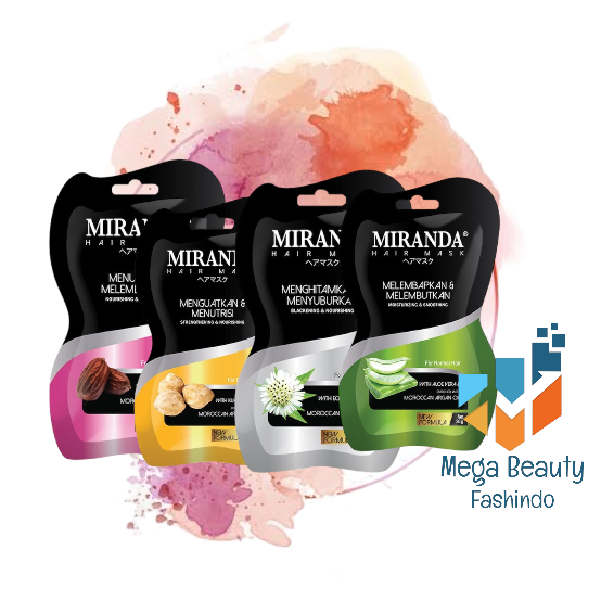 Jual Miranda Hair Mask Masker Rambut Sachet 30gr - Kukui Nut | Jojoba ...