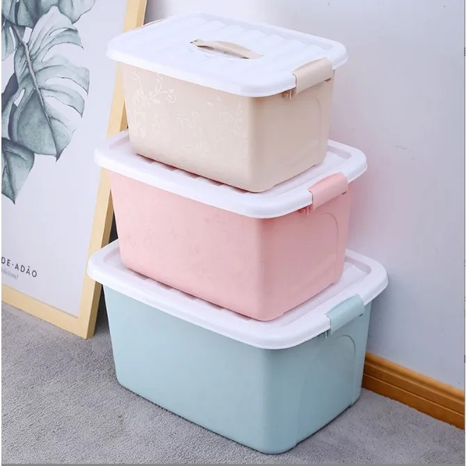 Jual Storage Box Ukuran S / Kotak Penyimpanan Dengan Penutup Baju ...