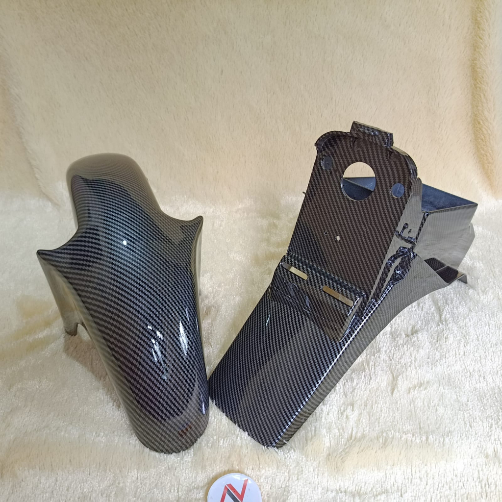 Jual Spakbor Depan Belakang Ninja 150 RR Full Karbon Celup - Karbon WTP ...