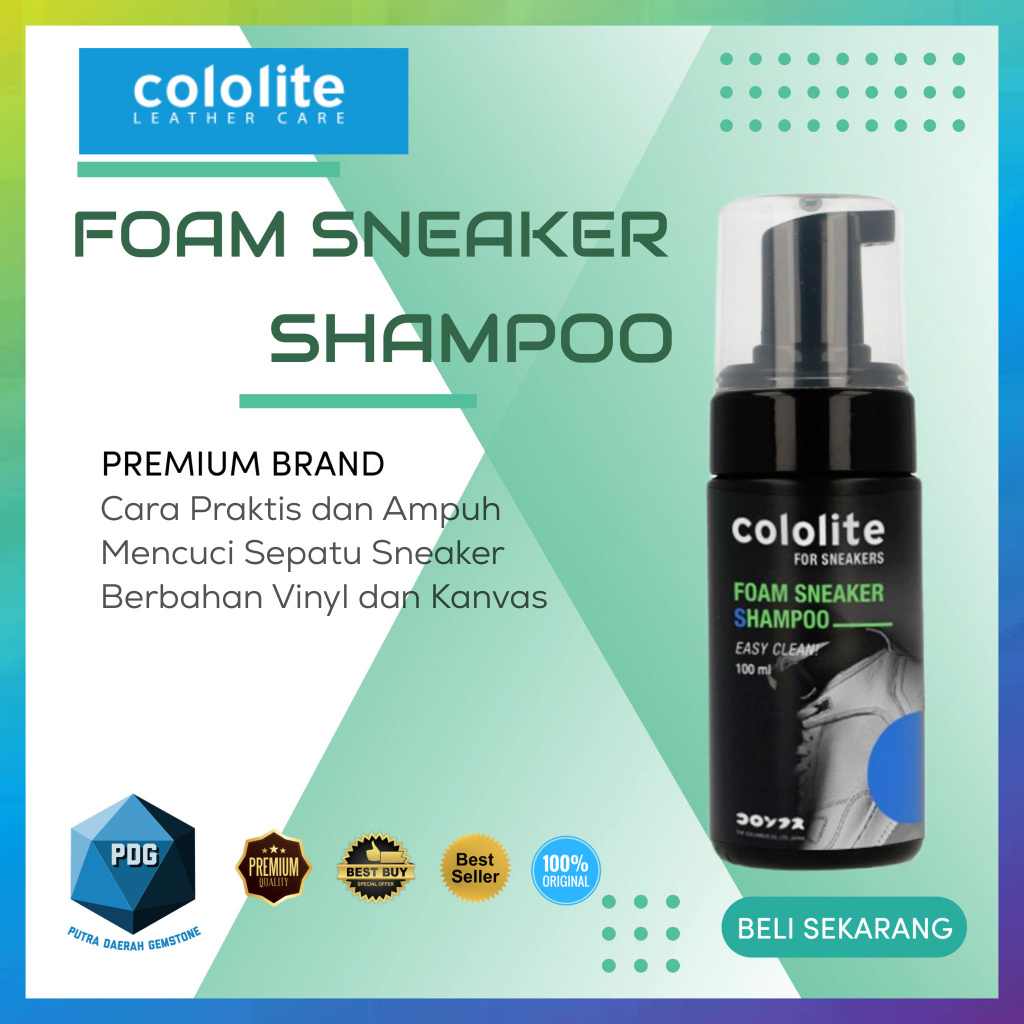 Jual COLOLITE FOAM SNEAKER SHAMPOO Pembersih Cuci Sepatu Sneakers Sport ...