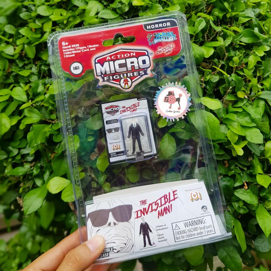 Jual World Smallest Mega Horror Micro Action Figures - Invisible Man ...