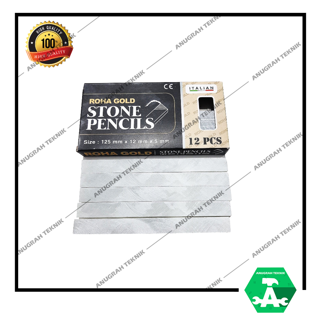 Jual Roha Gold Kapur Besi Pensil Besi Alat Tulis Logam Pensil Logam Batu Hi Quality 1 Pak Kecil ...