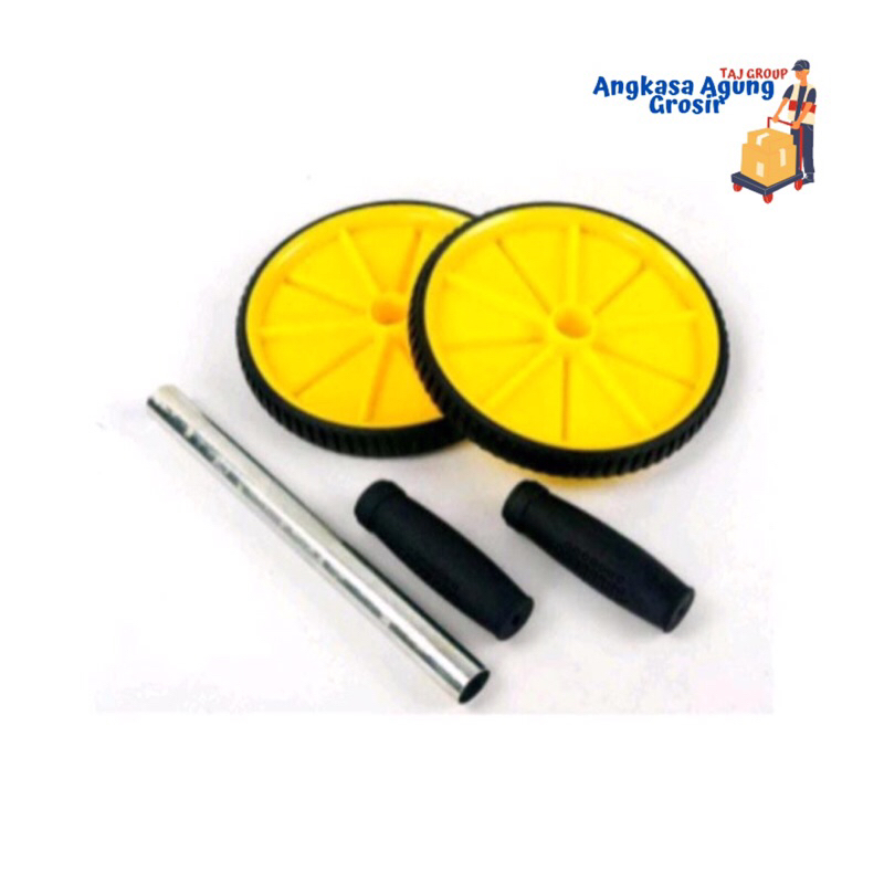 Jual Alat Bantu Yoga / Abdominal Roller / Ab Roller / Alat Push Up ...