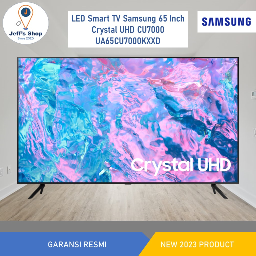 Jual Samsung Smart TV 65 inch Crystal UHD 4K UA65CU7000KXXD [NEW 2023] | Shopee Indonesia