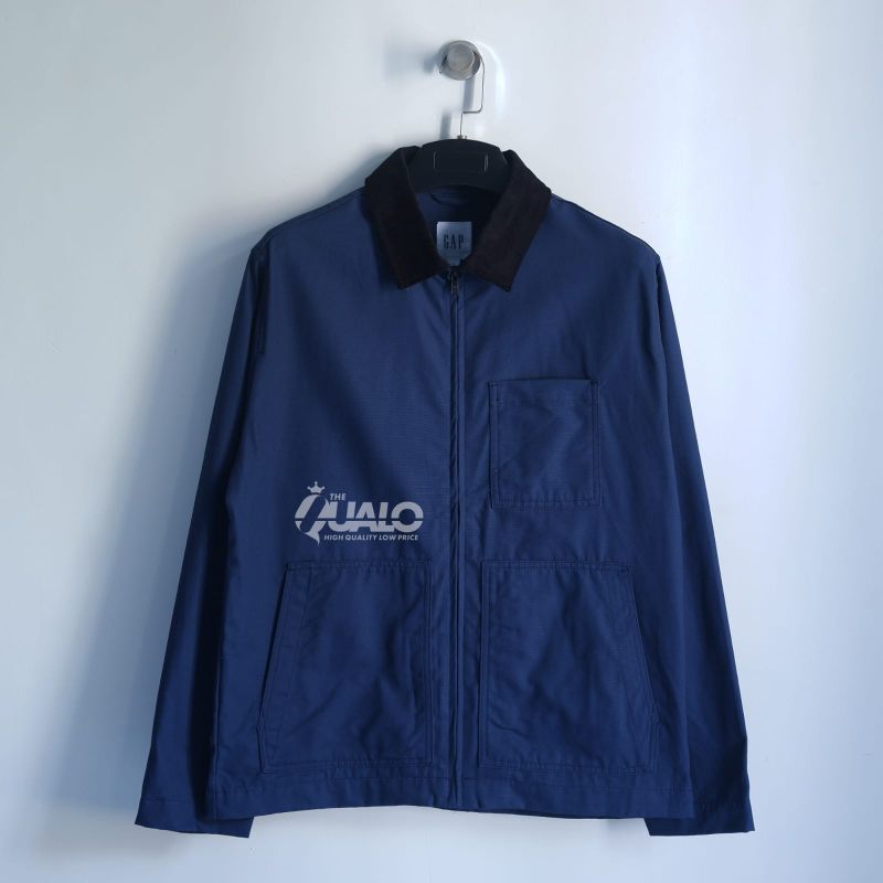 Jual Gap Men Workwear Jacket Navy & Cream Caramel ORIGINAL | Shopee ...