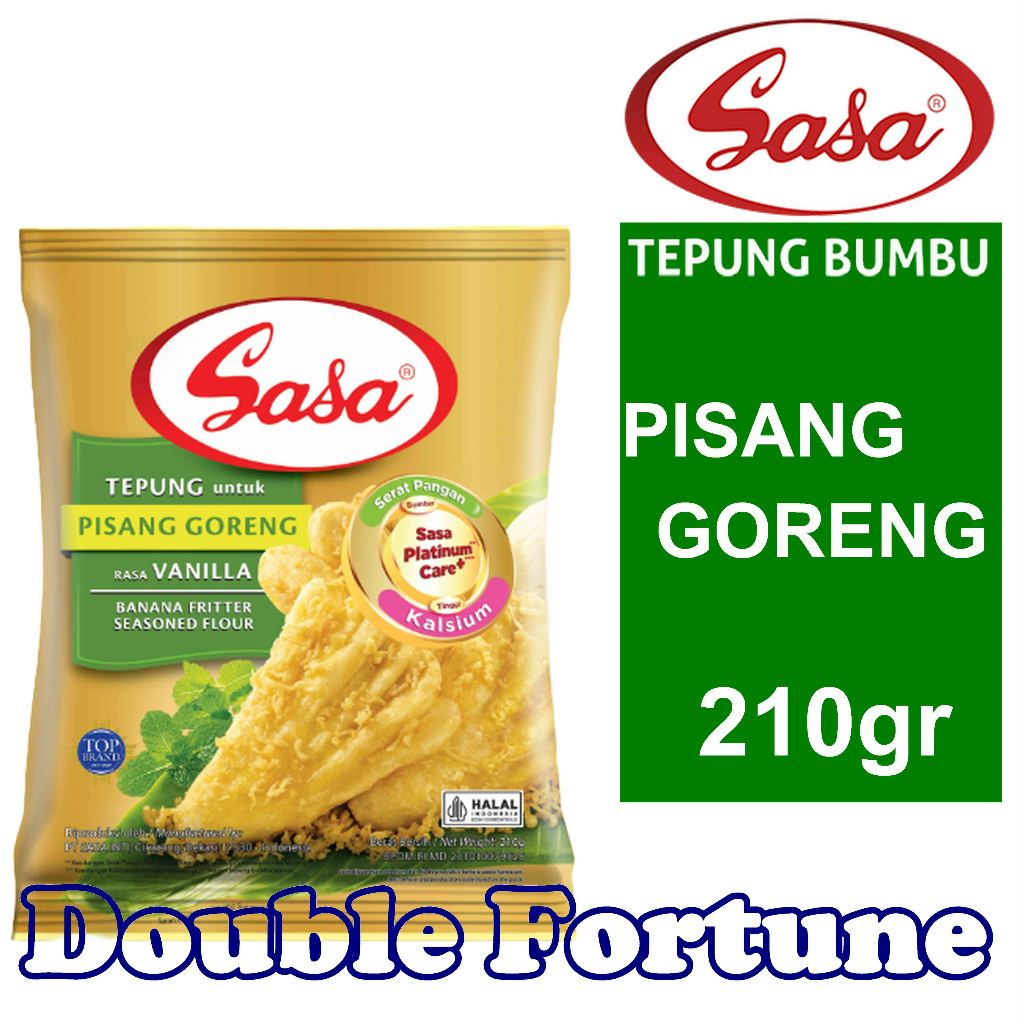 Jual Sasa Tepung Pisang Goreng 210gr TEPUNG BUMBU MASAK INSTAN SIAP ...