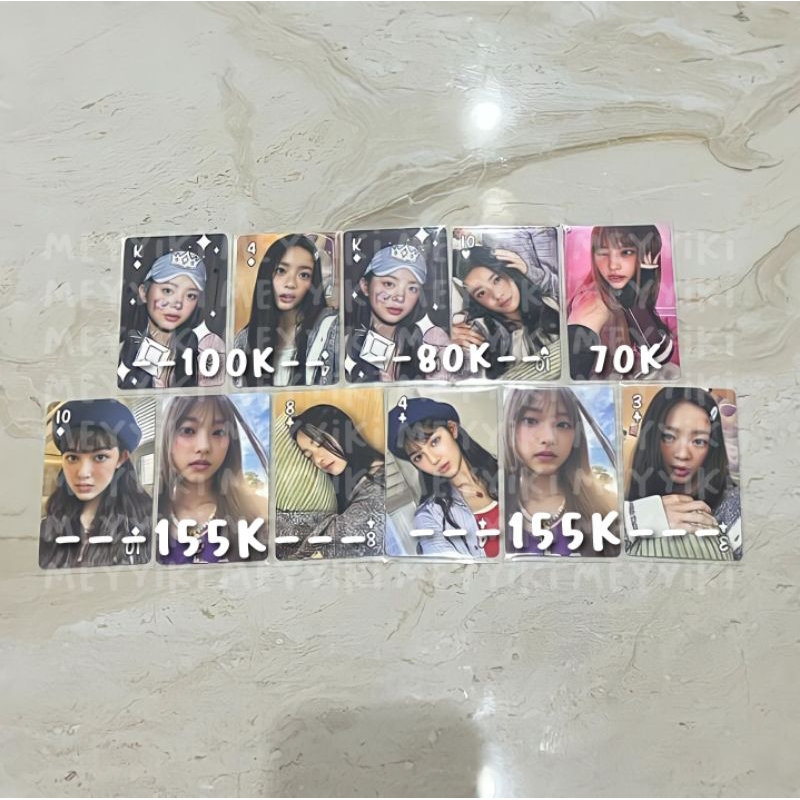 Jual PC Photocard Newjeans Haerin Hanni Danielle Weverse OMG Message card SG23 Season's ...