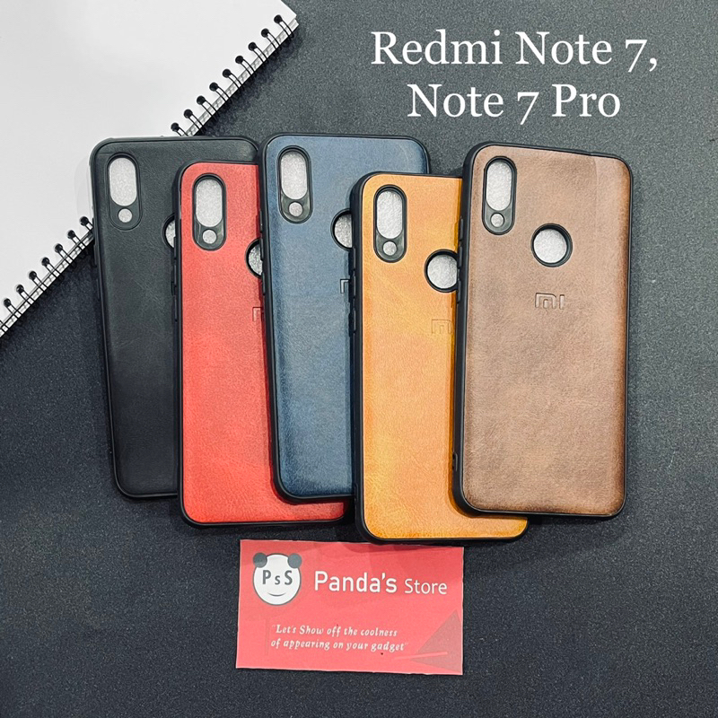 Jual Leather Case Redmi Note 7 / Note 7 Pro Softcase Kulit Elegan ...