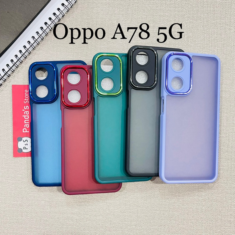 Jual Case Oppo A78 5G Metal Chrome Softcase Dove Premium Luxury PSS ...