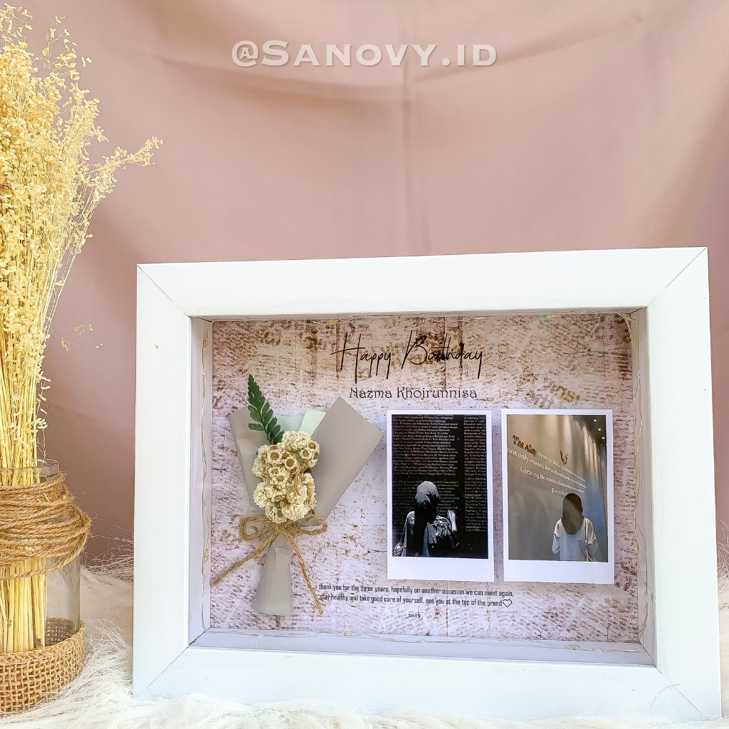 Jual (1520001) Frame 3d ukuran 15x20 kado wisuda, kado ulang tahun ...