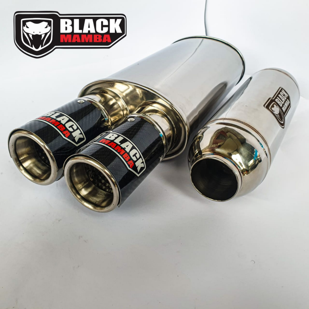 Jual Knalpot Mobil Sebring Baby Plus Resonator Original Black Mamba ...