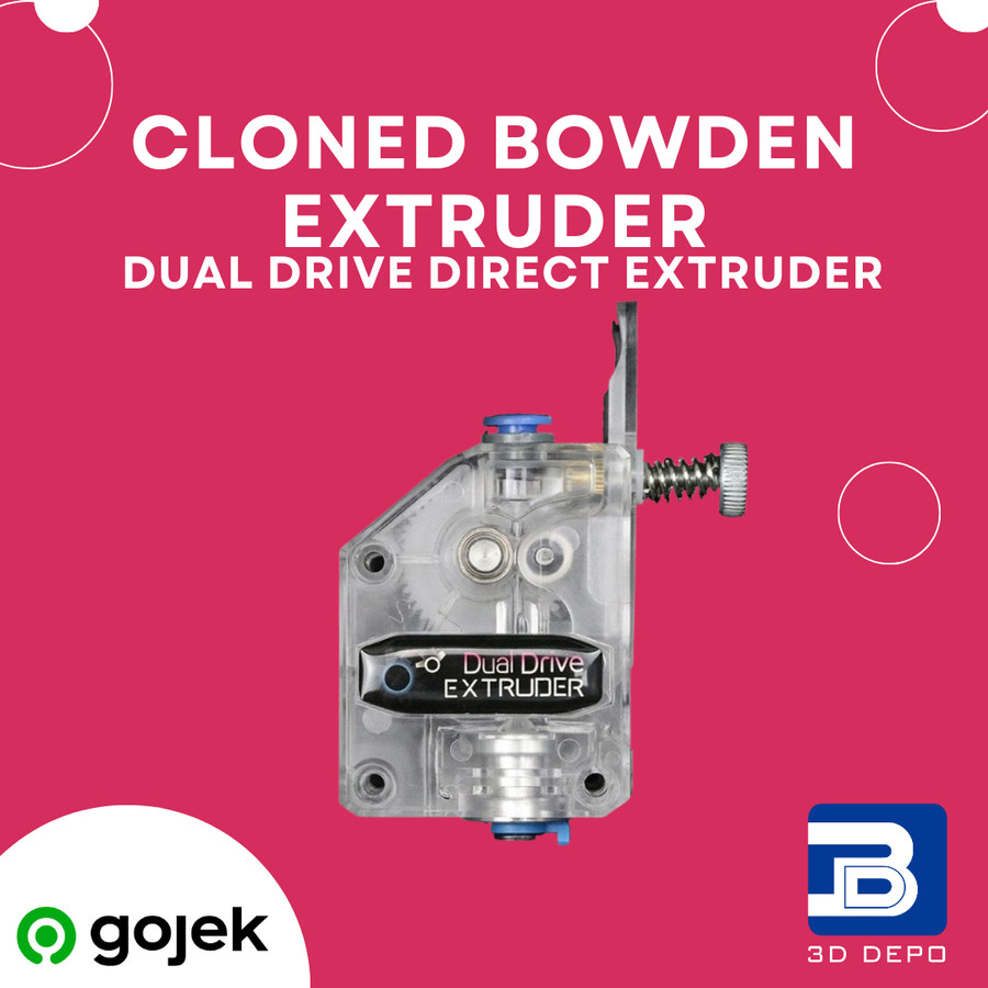 Jual Cloned Bowden Extruder BMG Btech Dual Drive Direct Extruder ...