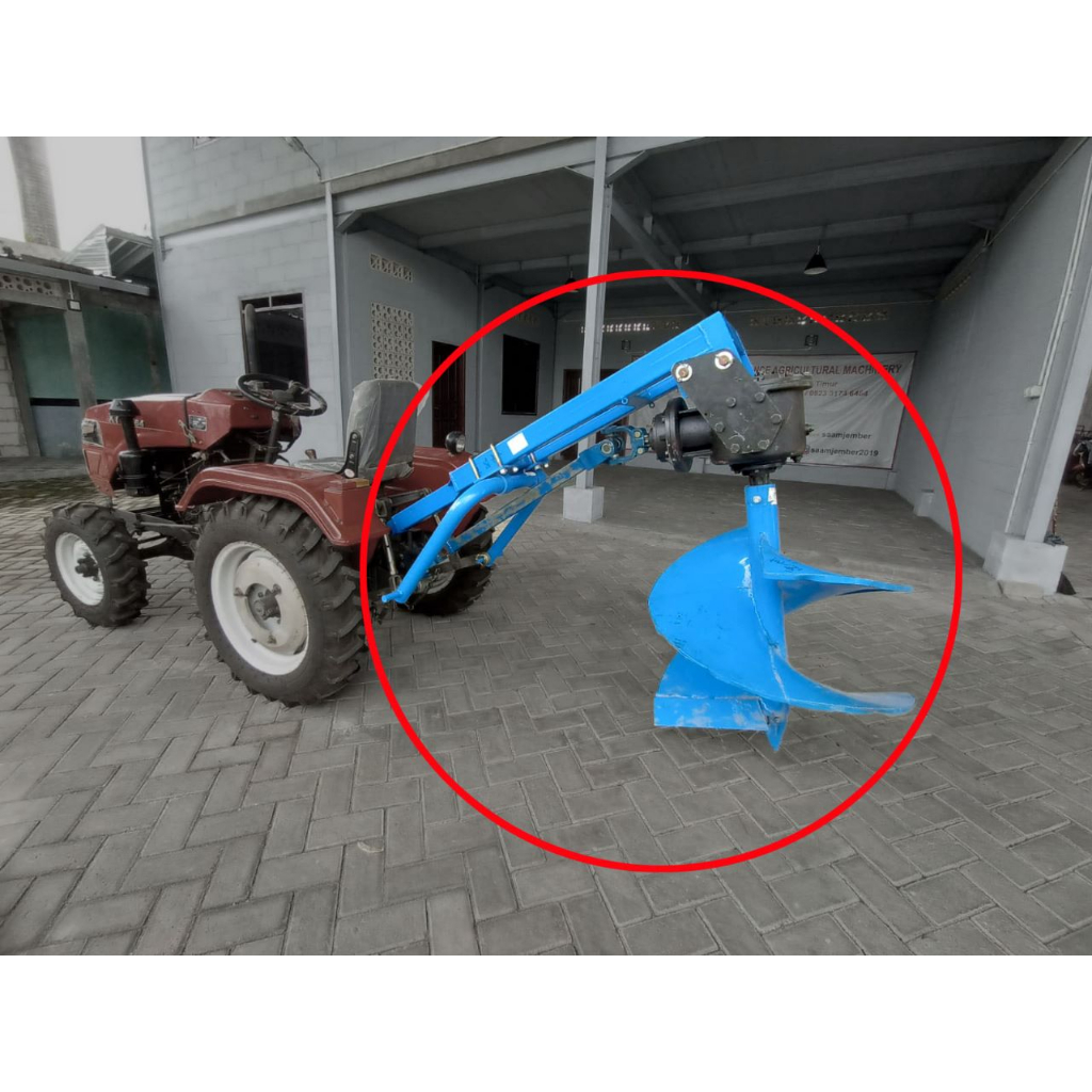 Jual Alat Mesin Bor tanah Traktor untuk tanam pohon membuat lobang ...