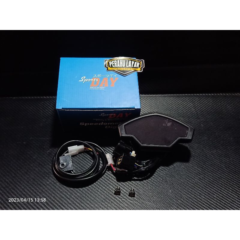 Jual spedo speedometer digital gpx merk day spido gpx digital fullset ...