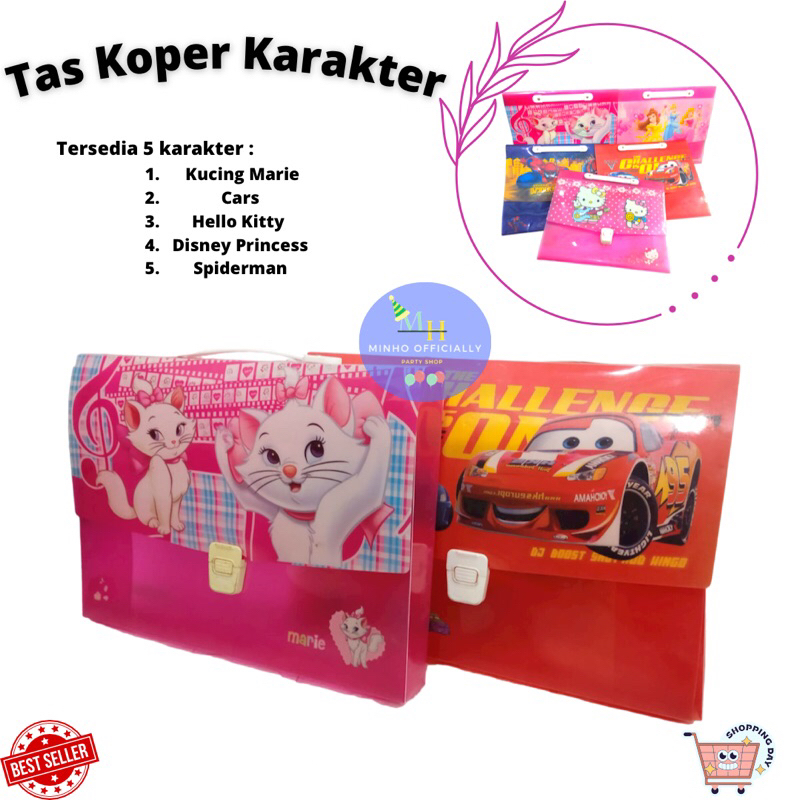 Jual Tas Koper Karakter / Tas Souvernir Anak Karakter(Baca Deskripsi ...