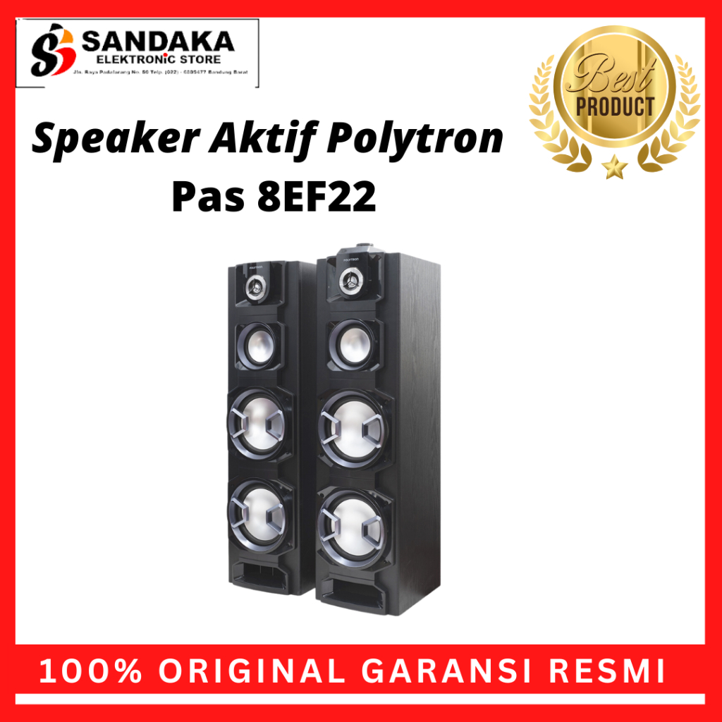 Jual speaker Aktif Polytron Pas 8EF22 Bluetooth , usb garansi resmi ...