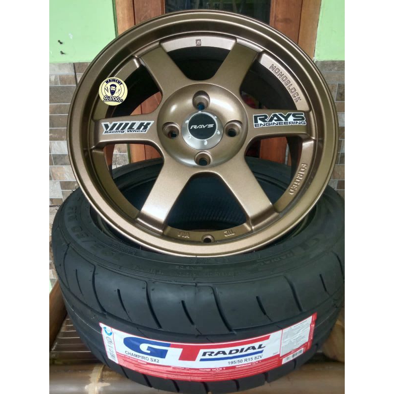 Jual Velg ring 15 te37 volk rays new | Shopee Indonesia