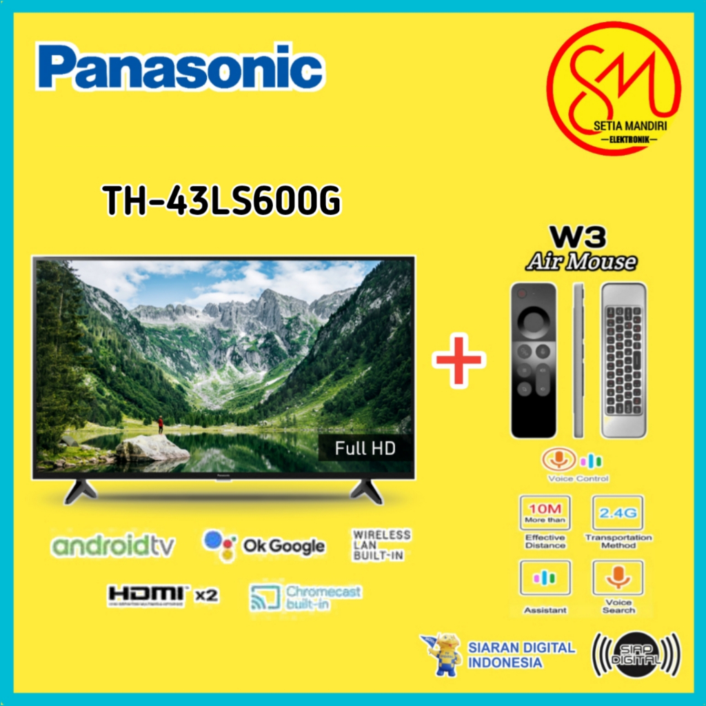 Jual PANASONIC TH43LS600G LED SMART ANDROID TV 43 INCH TH 43LS600 43LS600G | Shopee Indonesia
