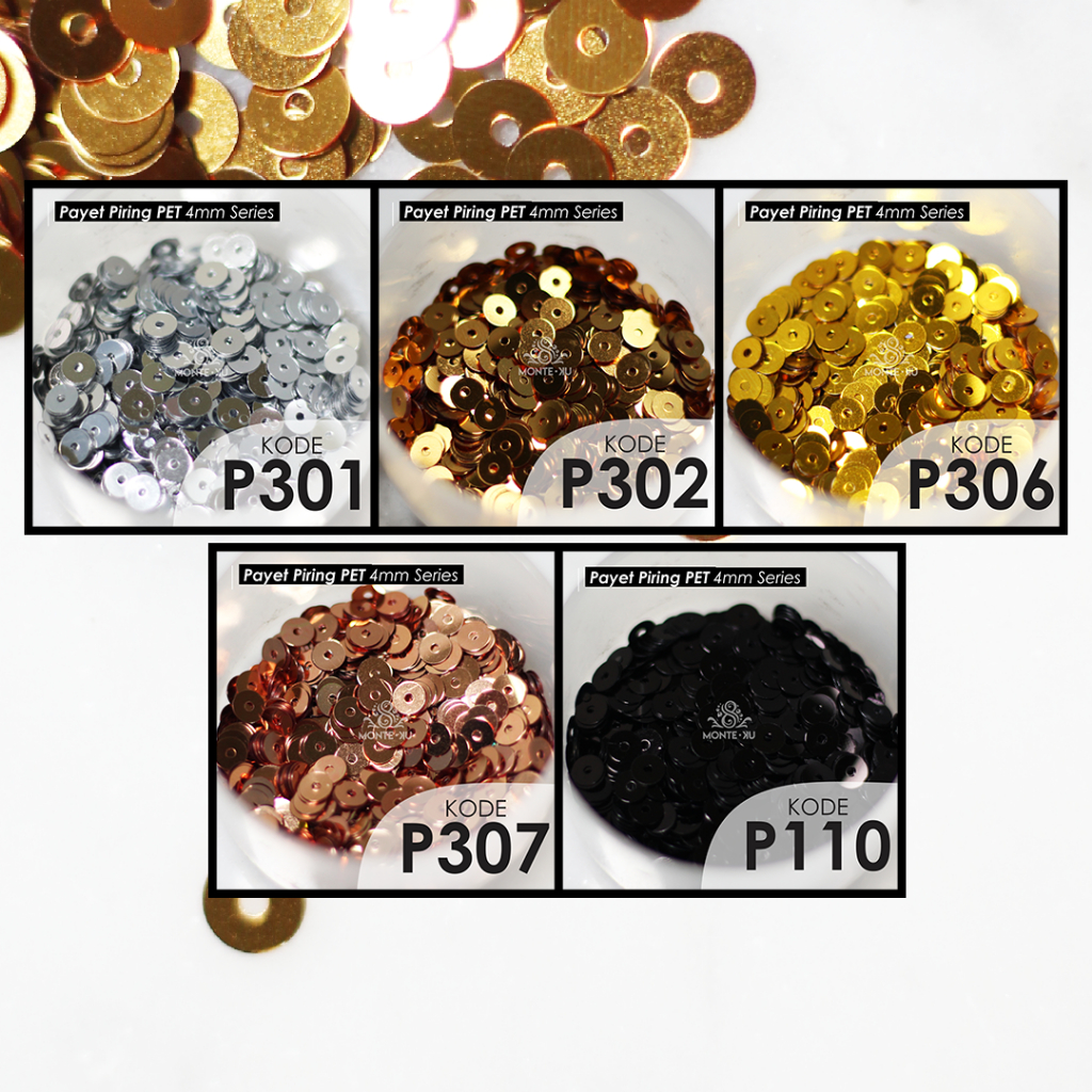 Jual Monte Manik Mote Beads Borci Payet Piring Datar Flat 3mm Import ...