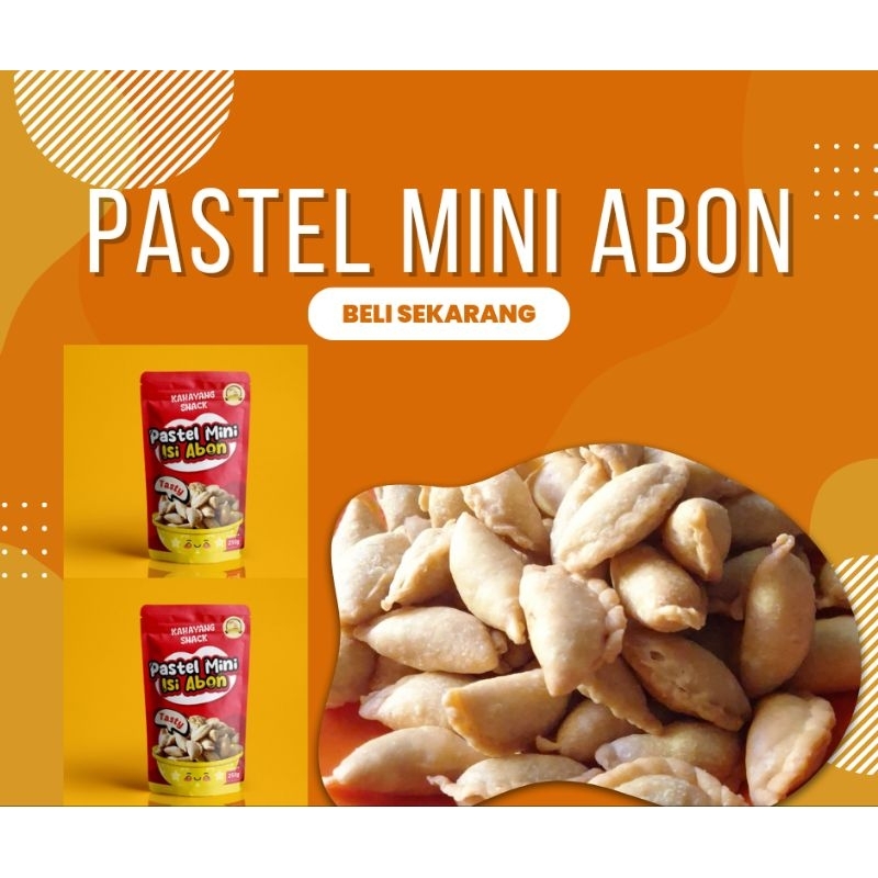 Jual makanan ringan enak cemilan pastel mini isi abon kahayang snack ...
