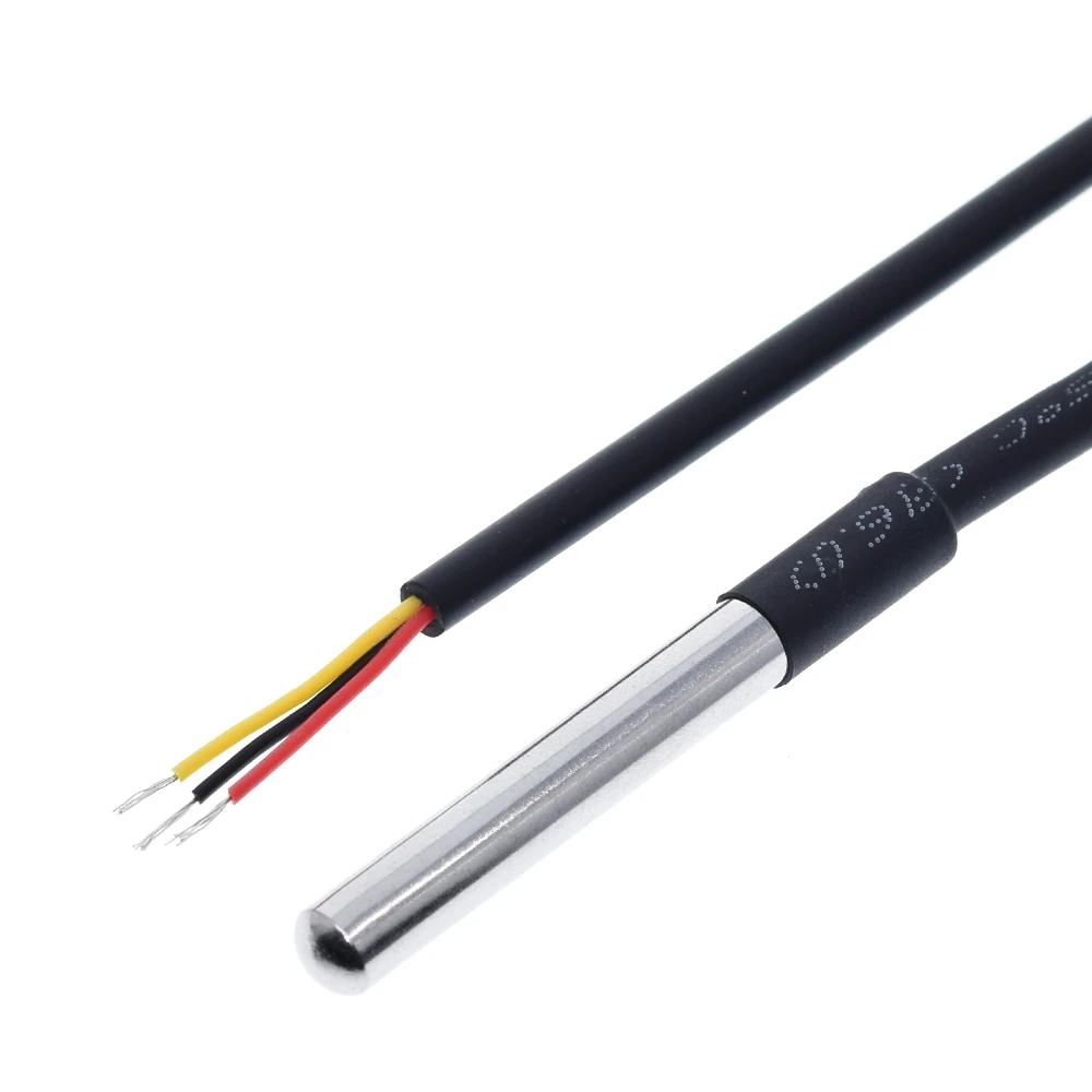 Jual Sensor DS18B20 Waterproof Temperature Probe Sensor Anti Air IP68 ...