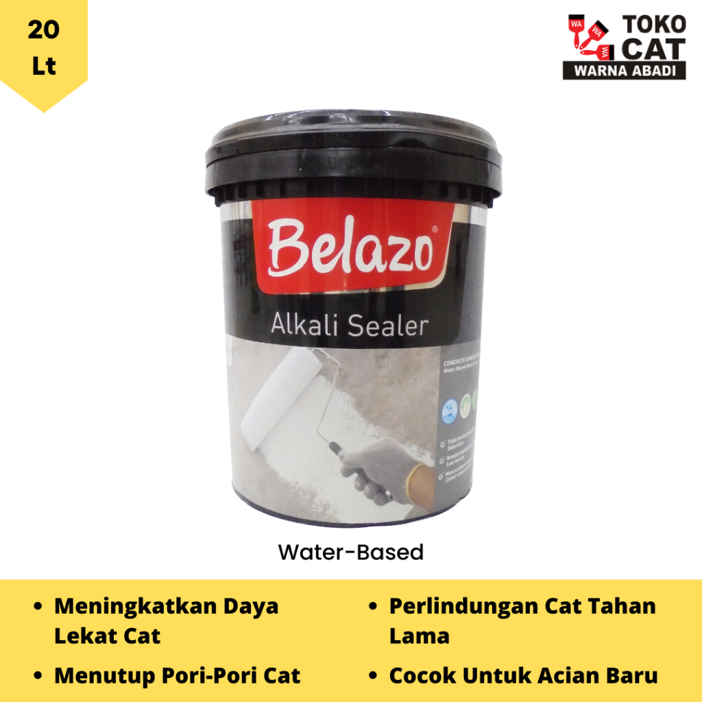 Jual CAT DASAR BELAZO ALKALI SEALER 20 LITER - UNTUK TEMBOK BARU ...