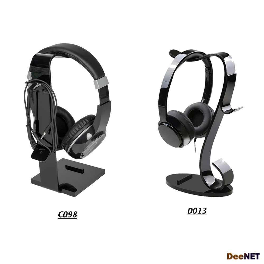 Jual Display acrylic headphone Universal Headphone Hanger - C098 / D013 - Dudukan Headphone ...