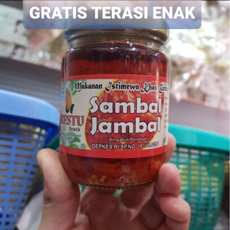 Jual Sambal Ikan Asin Jambal Roti 300gram GRATIS terasi ENAK khas ...