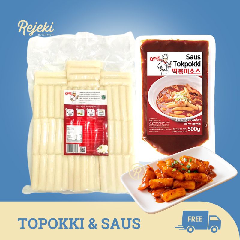 Jual Oppa Tokpokki Dry & Saus Tokpokki Teokpokki - Rejeki Frozen Mart ...