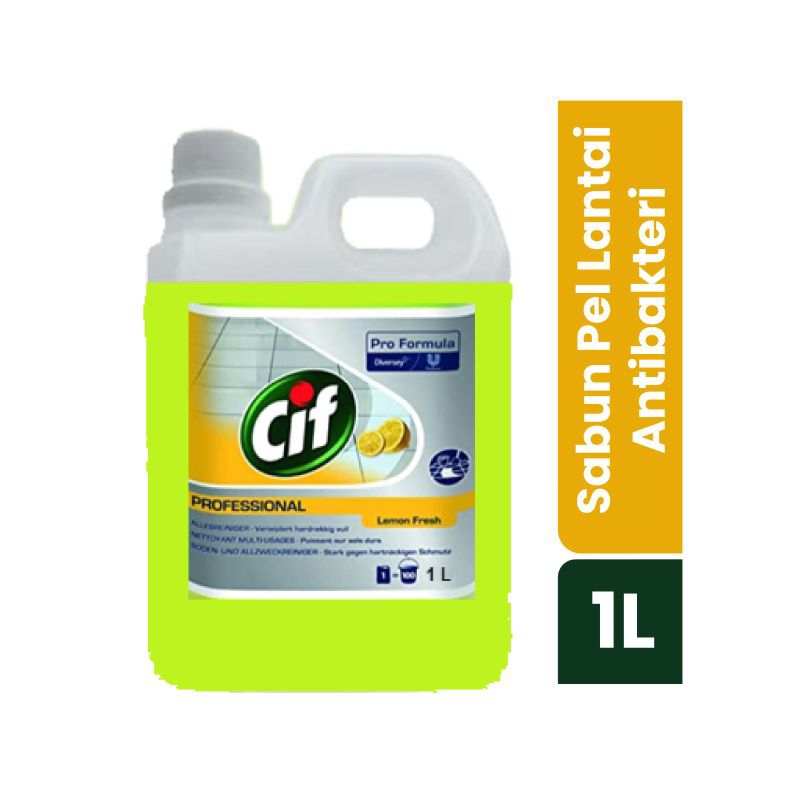 Jual Sabun Pel Lantai Premium Cif Professional 1L | Shopee Indonesia