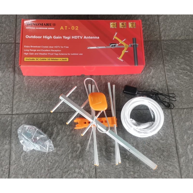Jual Hinomaru Antena Digital outdoor plus boster AT-02 HDTV | Shopee ...