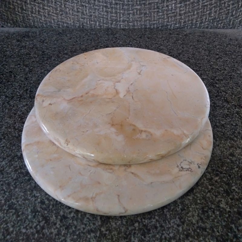 Jual Marble Stone Coaster Tatakan Batu Marmer 20cm Tray Batu Alas ...