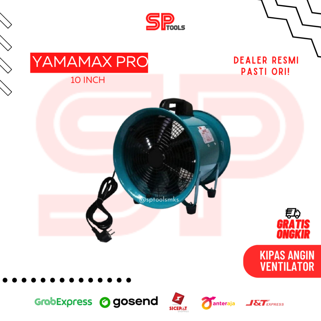 Jual MESIN KIPAS BLOWER EXHAUST VENTILATOR PORTABLE 10" 10 INCH YAMAMAX PRO | Shopee Indonesia