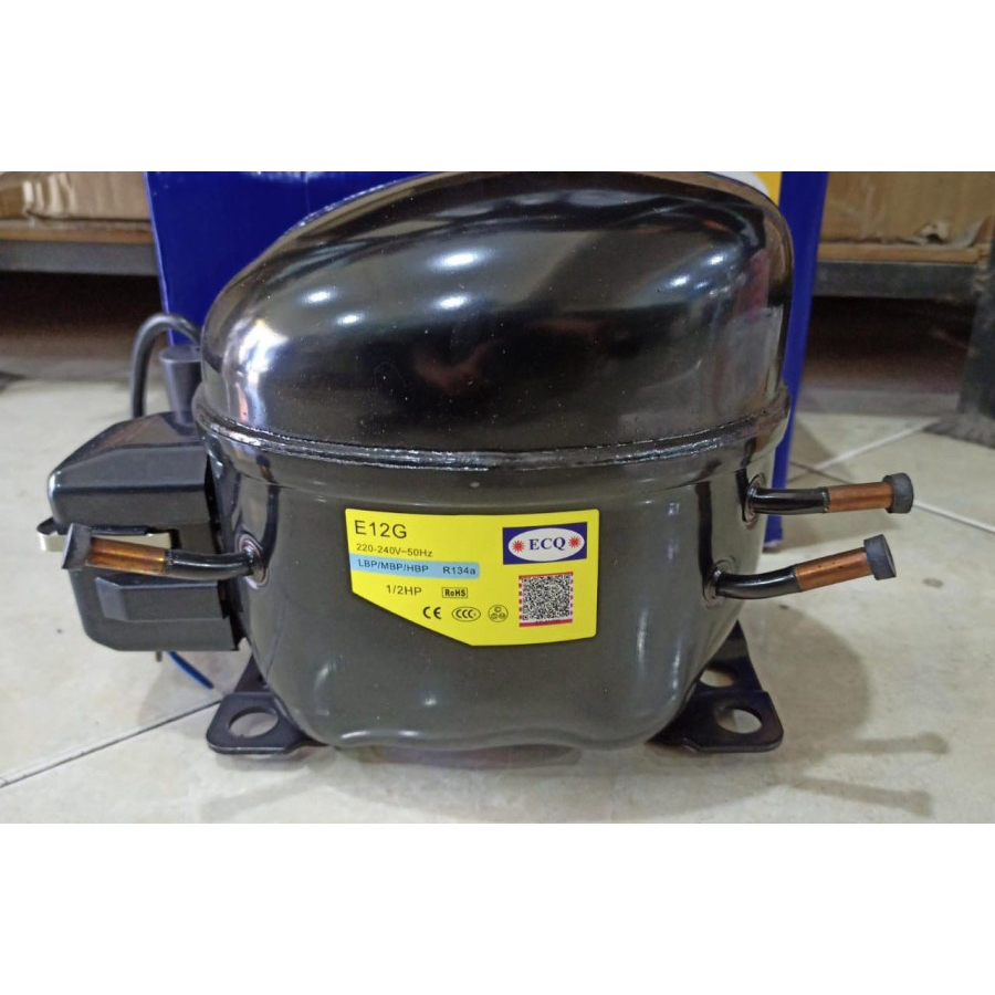 Jual Kompresor Kulkas Freezer Showcase ECQ 1/2 (E12G) | Shopee Indonesia
