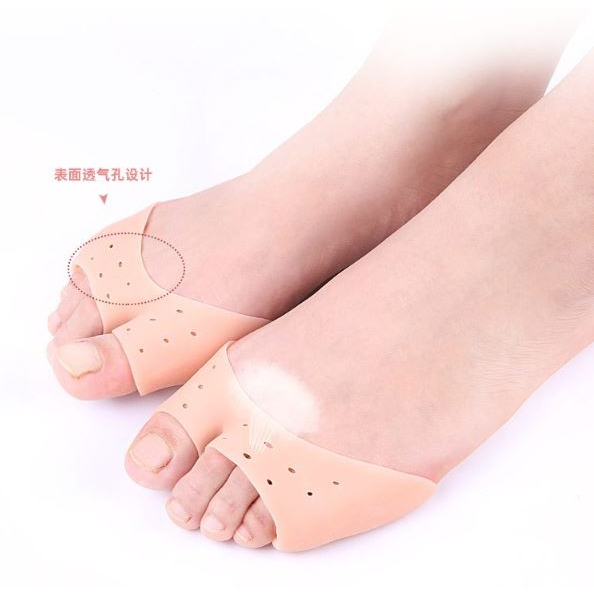 Jual Insole toe separation toe sleeve closed hallux valgus corrector ...
