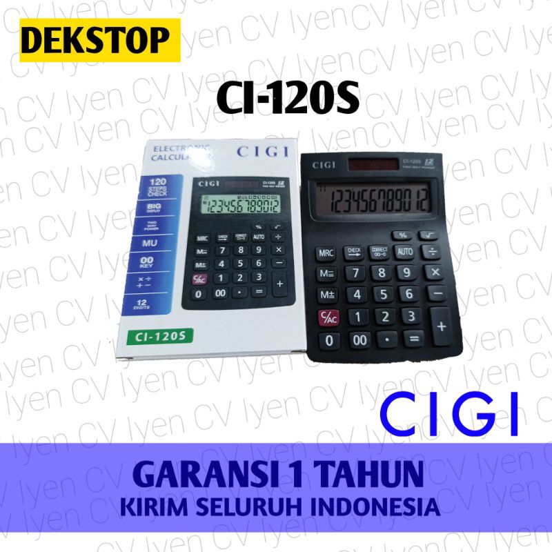 Jual kalkulator Dekstop Cigi CI-120S / Cigi 120S / cigi 120s ...