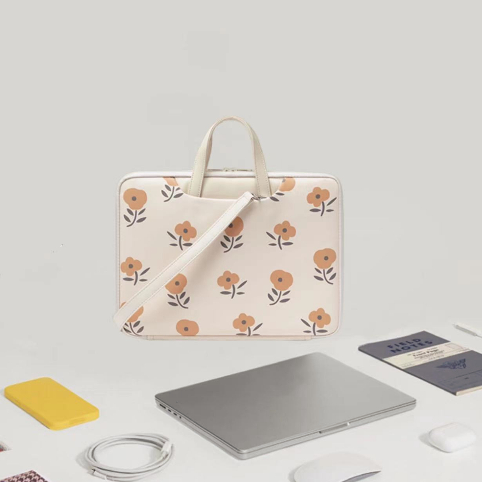 Jual Tas Laptop Elegan Bunga Kuning Kantor Laptop Diagonal Tas Wanita ...