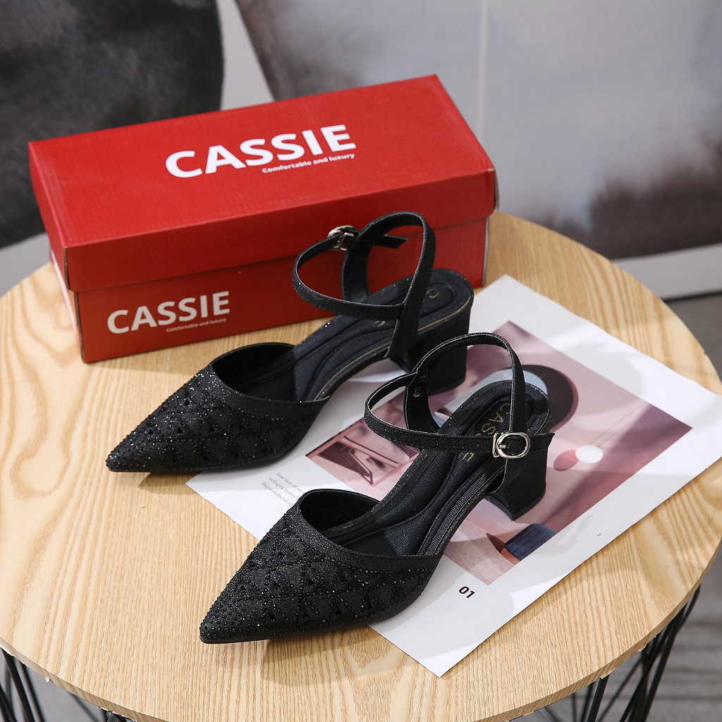 Jual CASSIE High heels wanita import Sepatu heels wanita ( 015 ) Heels ...