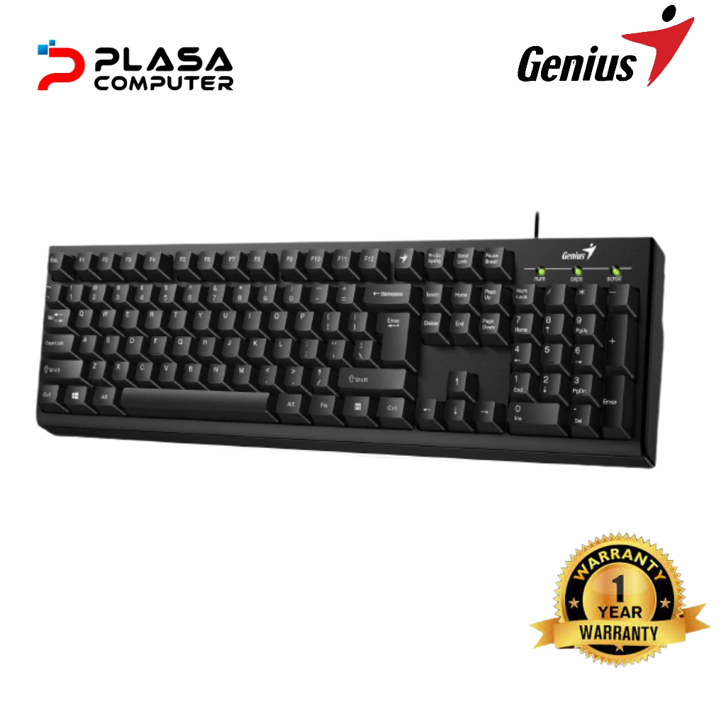 Jual Genius Value Desktop Keyboard KB-100 USB | Shopee Indonesia