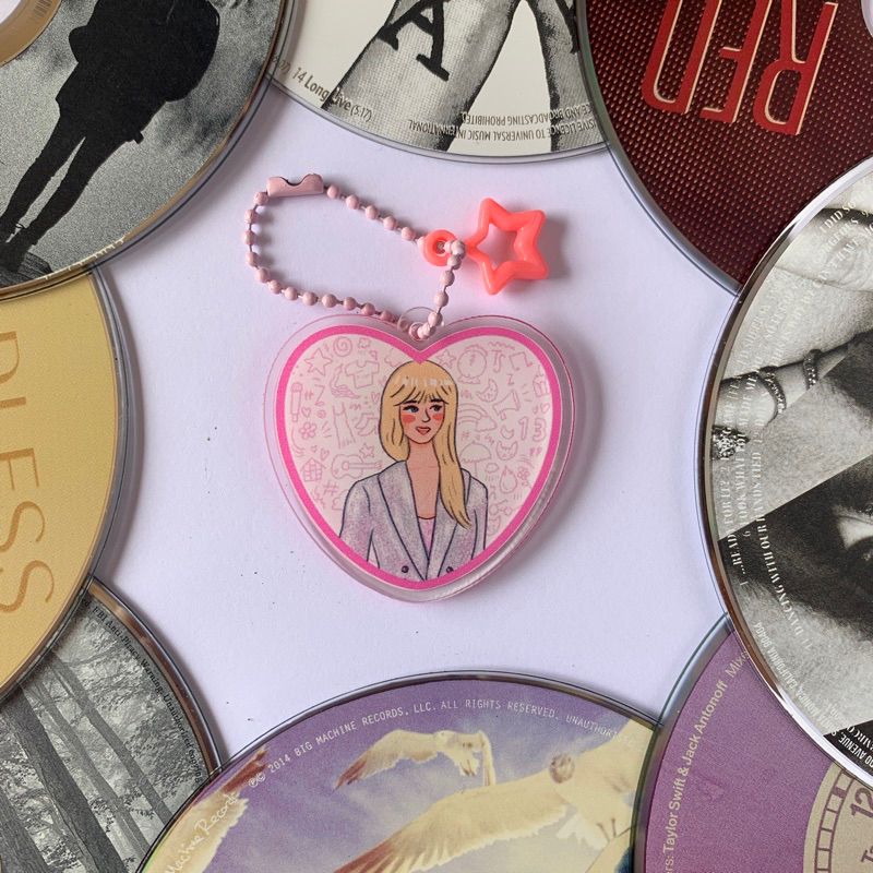 Jual Taylor Swift The Eras Tour Inspired Keychain / Keyring / Gantungan ...