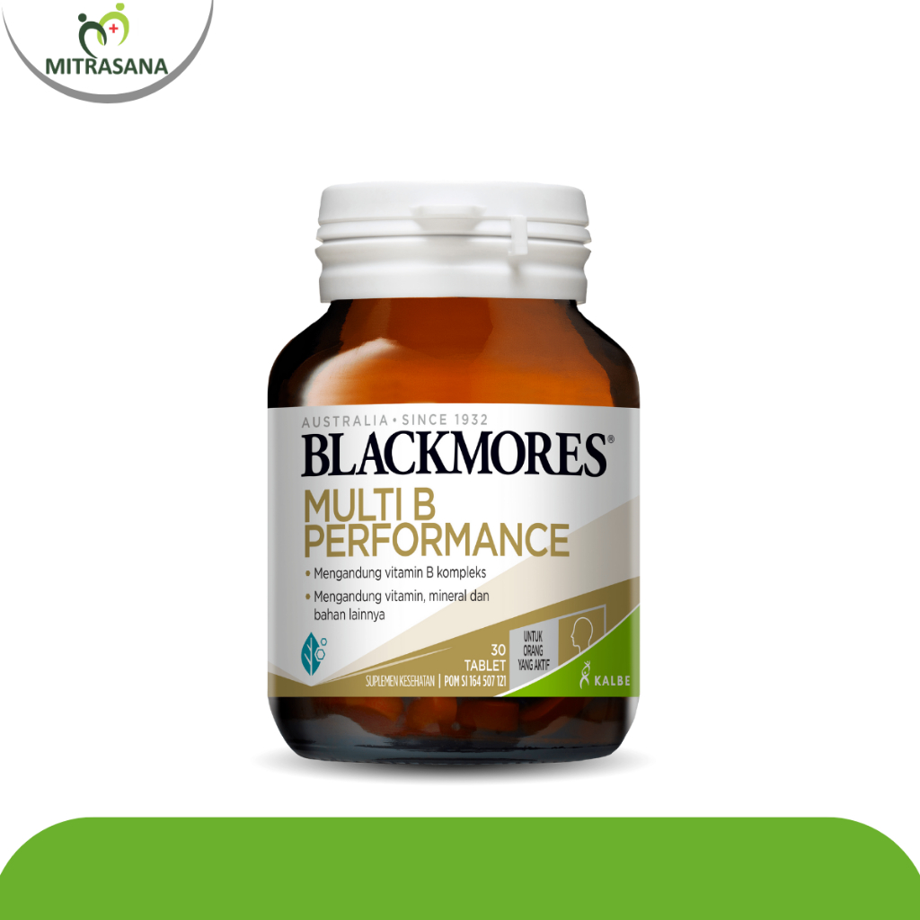 Jual Blackmores Multi B Performance 30 Gratis Blackmores Multivitamins Dan Minerals 60 Tablet ...