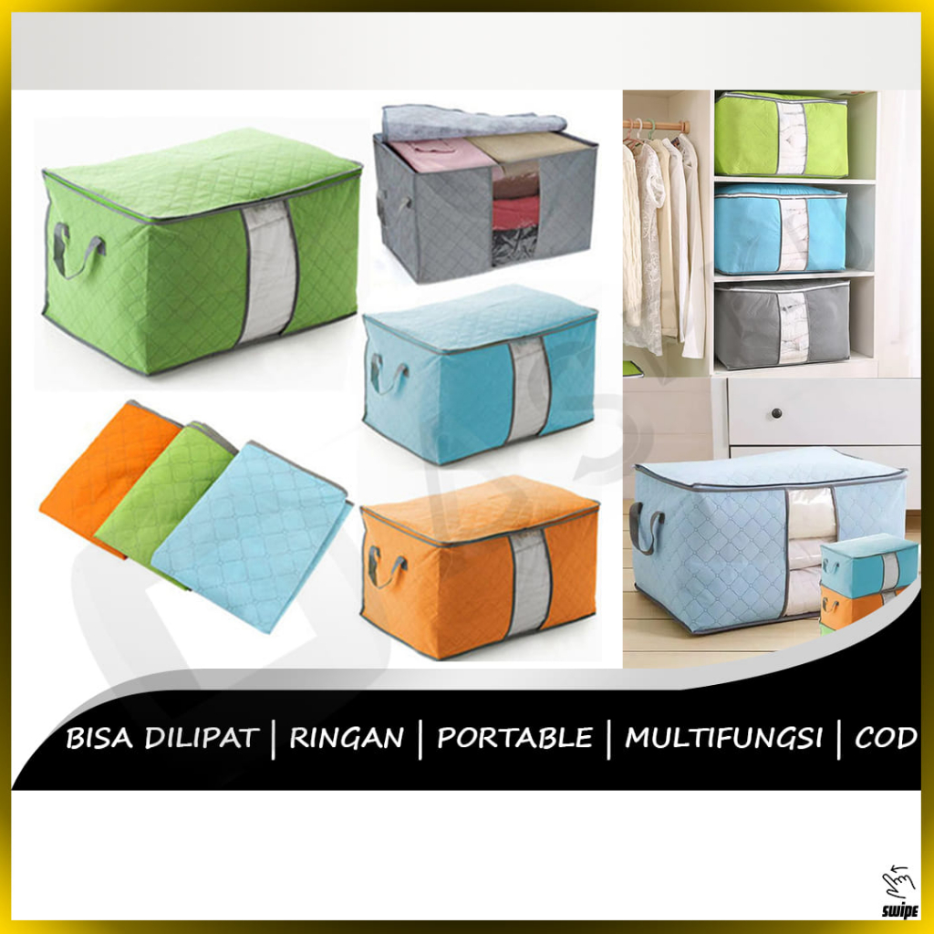 Jual Box Serbaguna Kotak Penyimpanan Storage Penampung Baju Kain ...