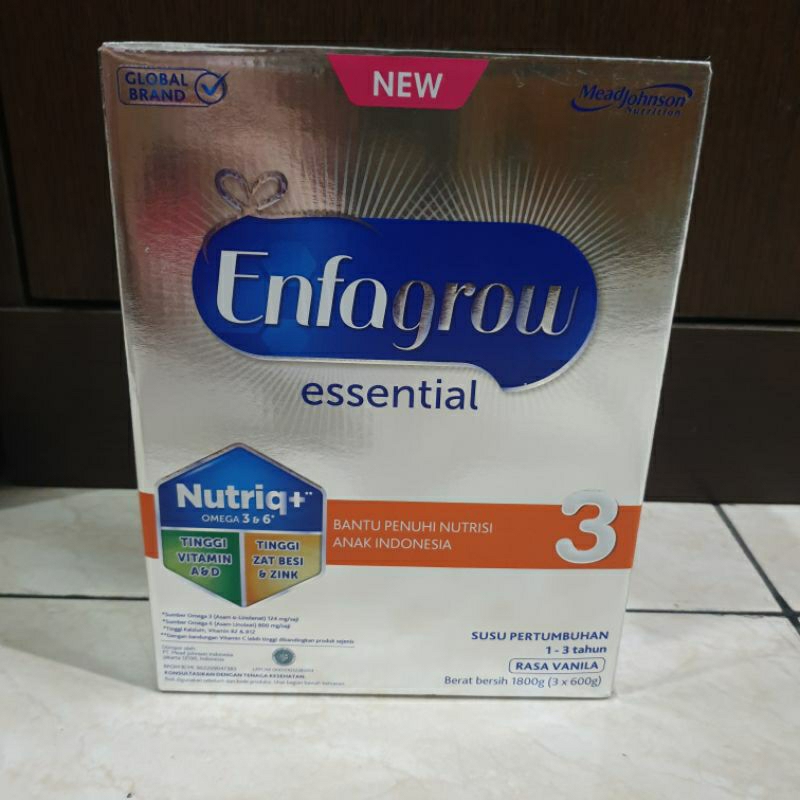 Jual Susu Enfagrow Essential 3 [1800gr] | Shopee Indonesia