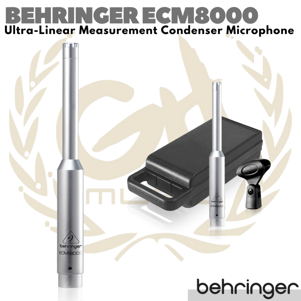 Jual BEHRINGER ECM8000 Ultra Linear Measurement Condenser Microphone ...