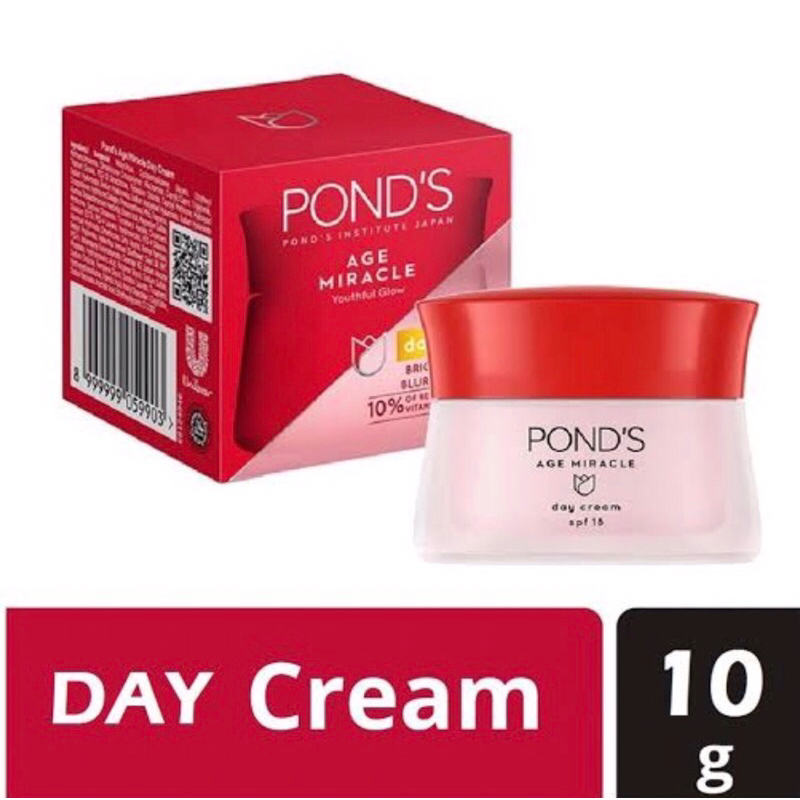 Jual Ponds Age Miracle Day Cream Moisturizer Spf18 10gr | Shopee Indonesia