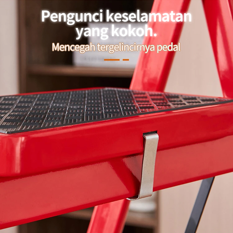 Jual Tangga Lipat Rumah Besi Lipat 2/3/4/5/6 Step/ Tangga Lipat Aluminium 6 Step Premium untuk ...