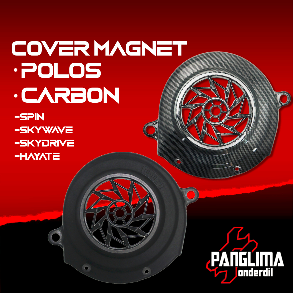 Jual Cover Kipas Magnet Hitam-Black Karbon-Light Carbon Spin & Skywave ...
