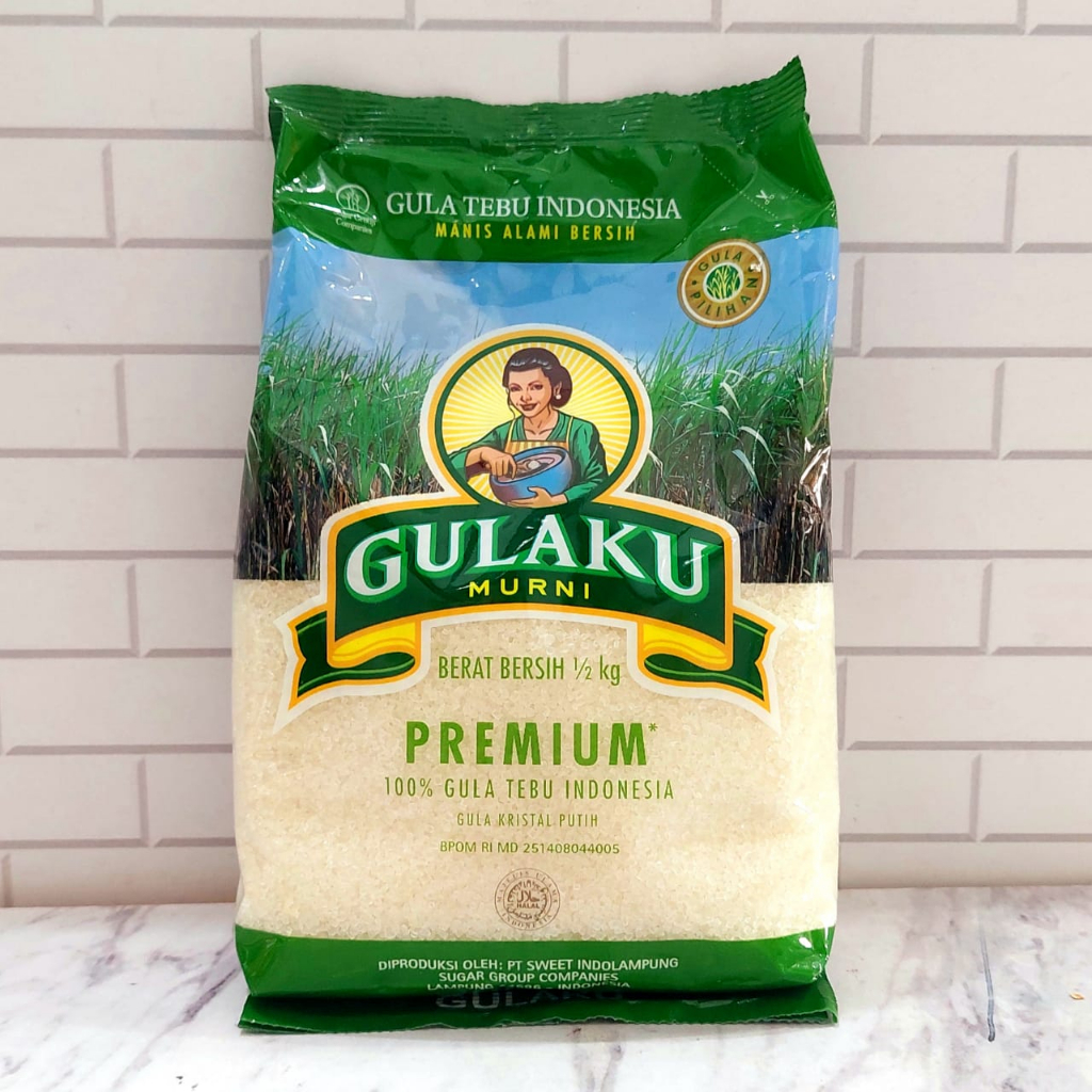 Jual GULAKU GULA PASIR PREMIUM TEBU 500GR | Shopee Indonesia