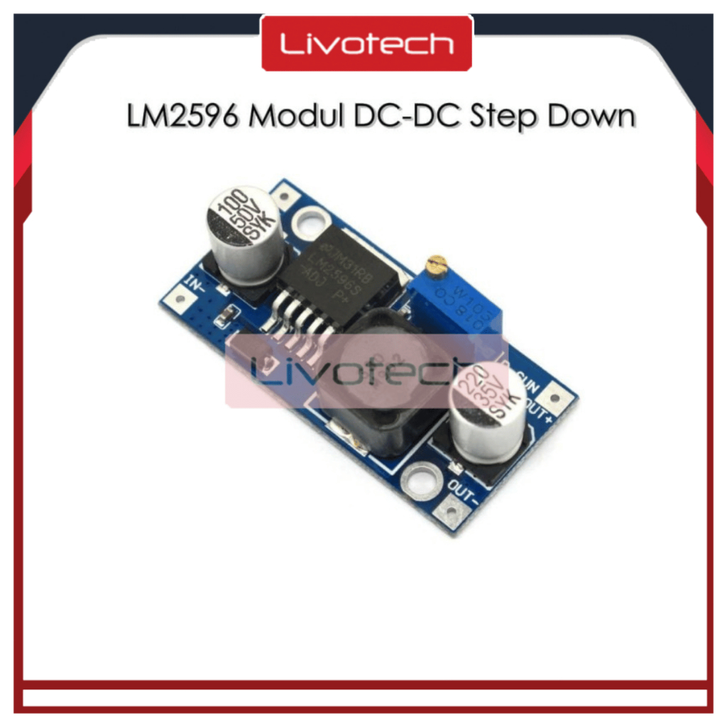 Jual Modul Dc - Dc Step Down Kit LM2596 Adjustable Penurun Tegangan Lm ...