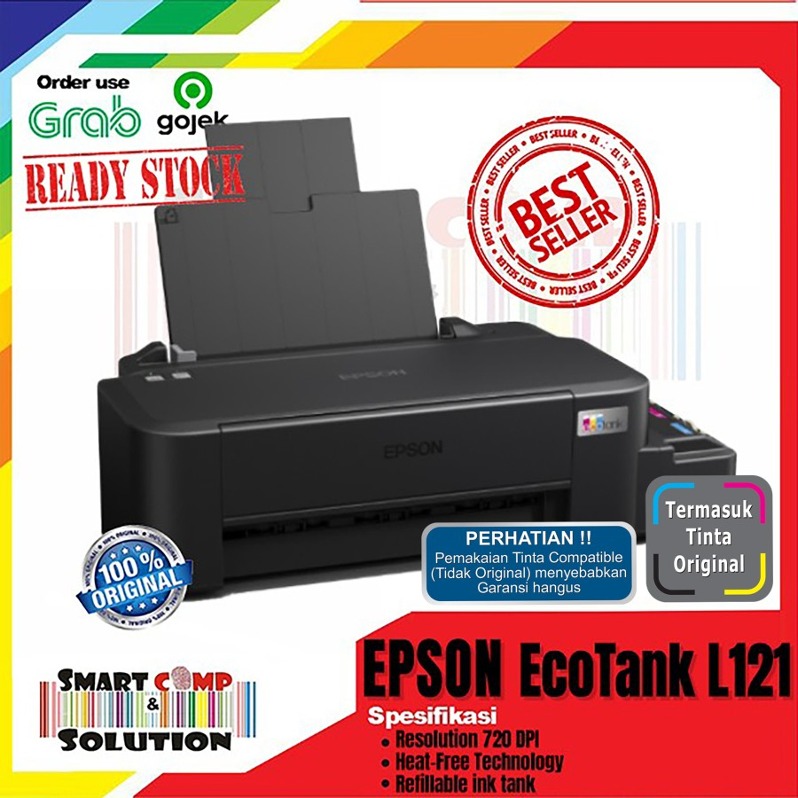 Jual Printer Epson L121 / L-121 / L 121 Document A4 Warna Ecotank - Pengganti Epson L120 ...